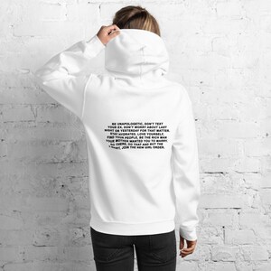 Be Unapologetic Hoodie | Don’t Text Your Ex, Don’t Worry About Last ...