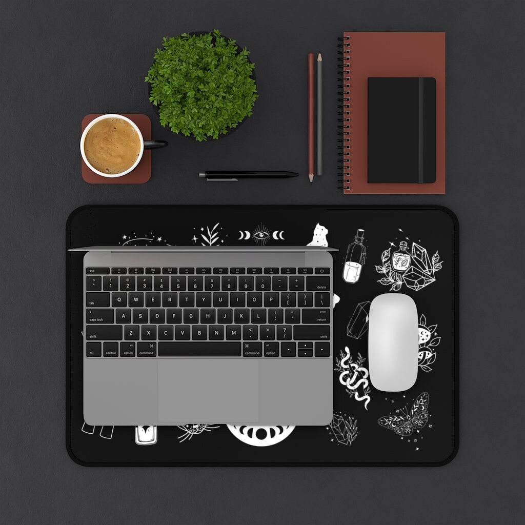 Dark Witchy Desk Mat Occult Mystical Magic Desk Mat Dark - Etsy