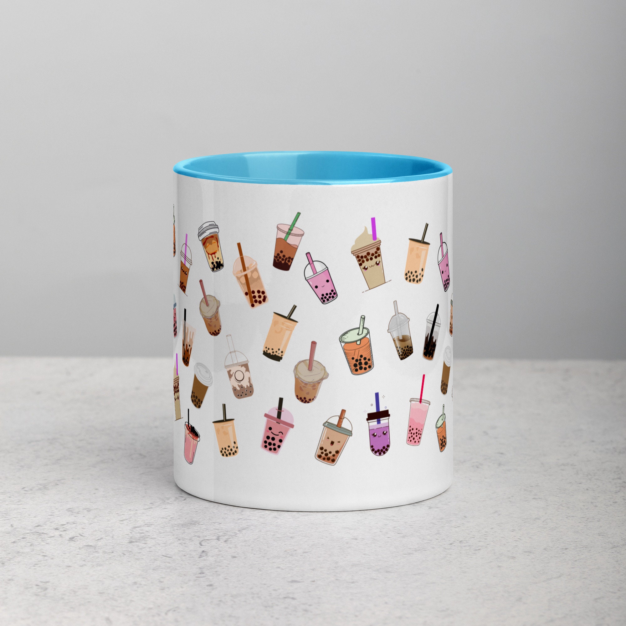 Boba Mug Bubble Tea Mug Kawaii Mug Boba Milk Tea Coffee | Etsy