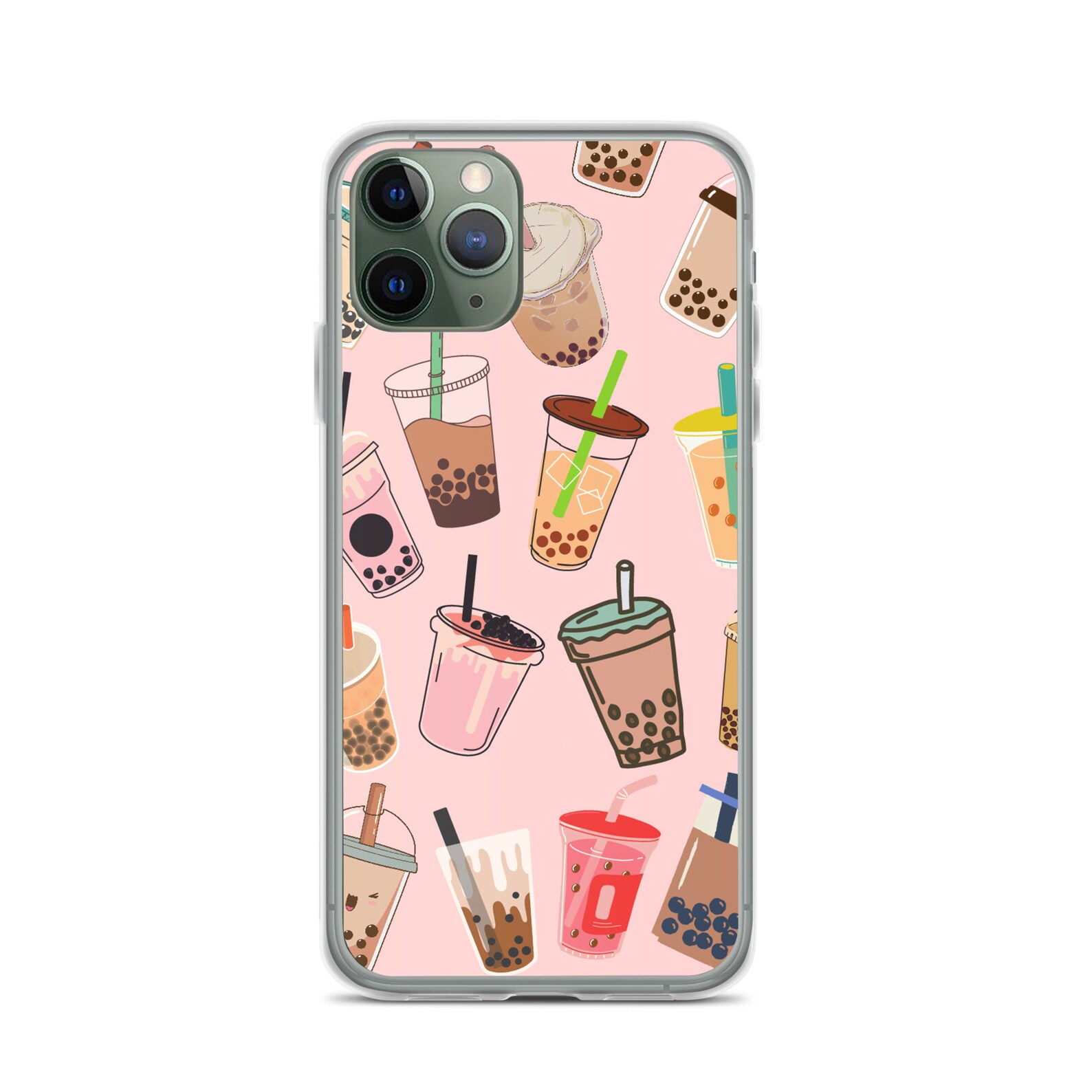 Boba Tea Iphone Case Kawaii Aesthetic Bubble Milk Tea Phone | Etsy
