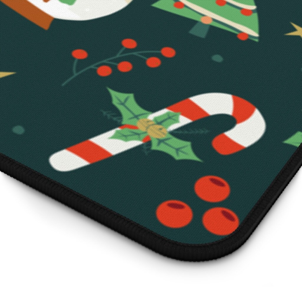 Christmas Desk Mat Christmas Ornaments Large Gaming Mouse - Etsy