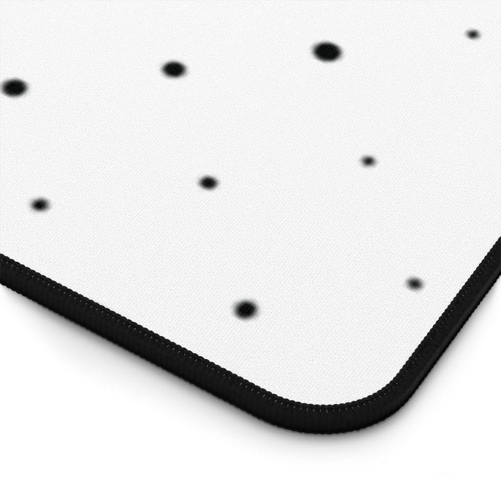 Polka Dot Desk Mat Modern Desk Accessory Large Bohemian | Etsy