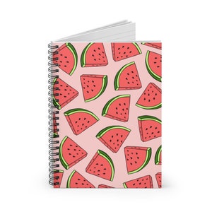 Kawaii Watermelon Notebook | Watermelon Spiral Notebook | Cute Japanese ...