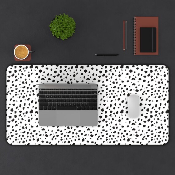 Dalmatian Desk Mat Modern Desk Accessory Large Bohemian - Etsy