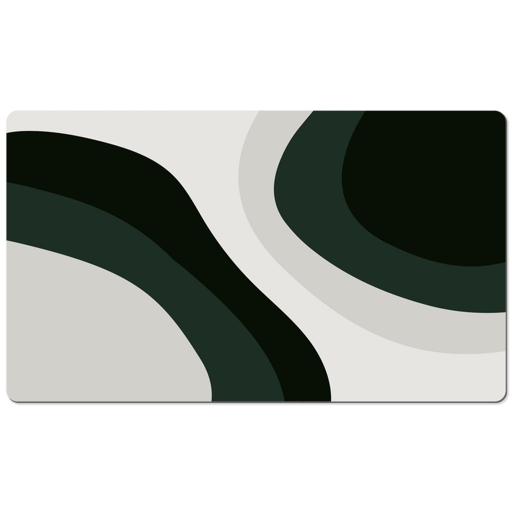 Sage Green Desk Mat Dark Green Desk Mat Aesthetic Large - Etsy