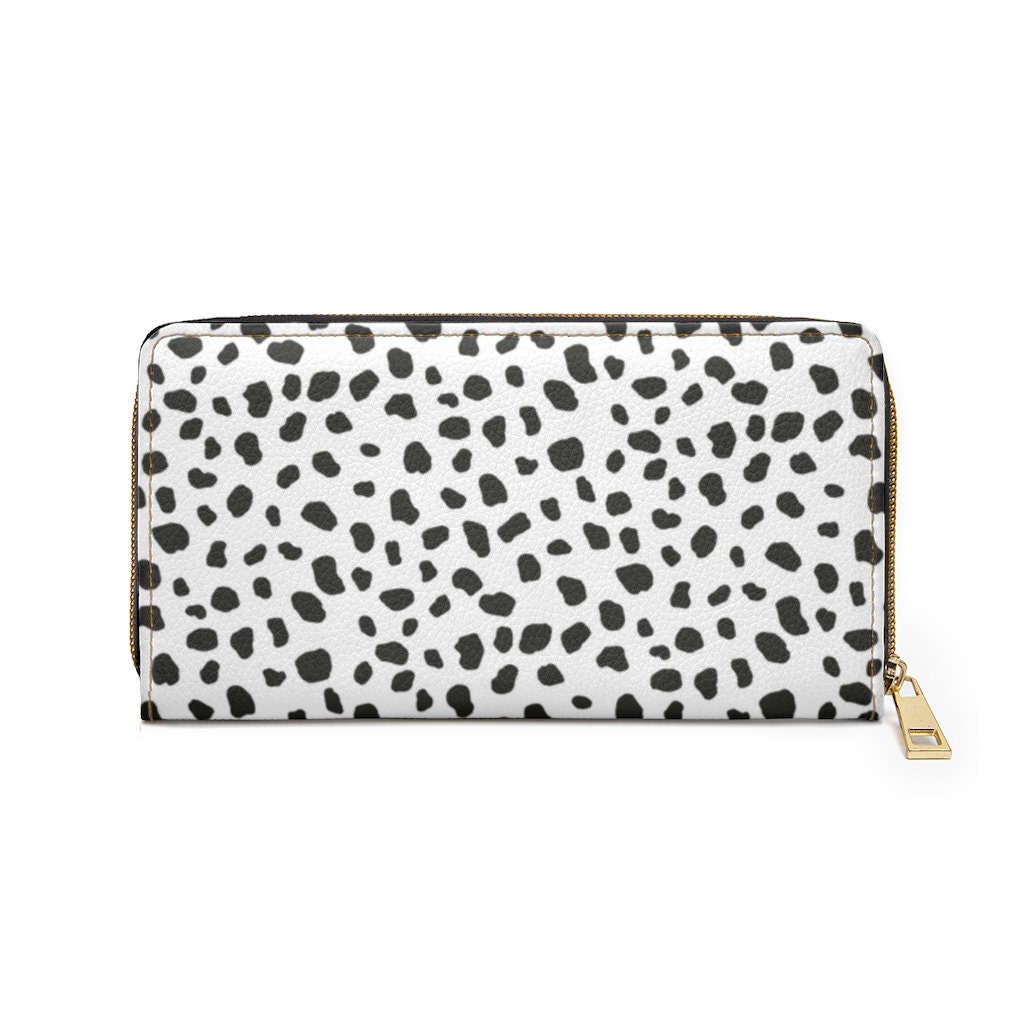 Dalmatian Print Zipper Wallet | Aesthetic Wallet | Boho Wallet | Boho ...