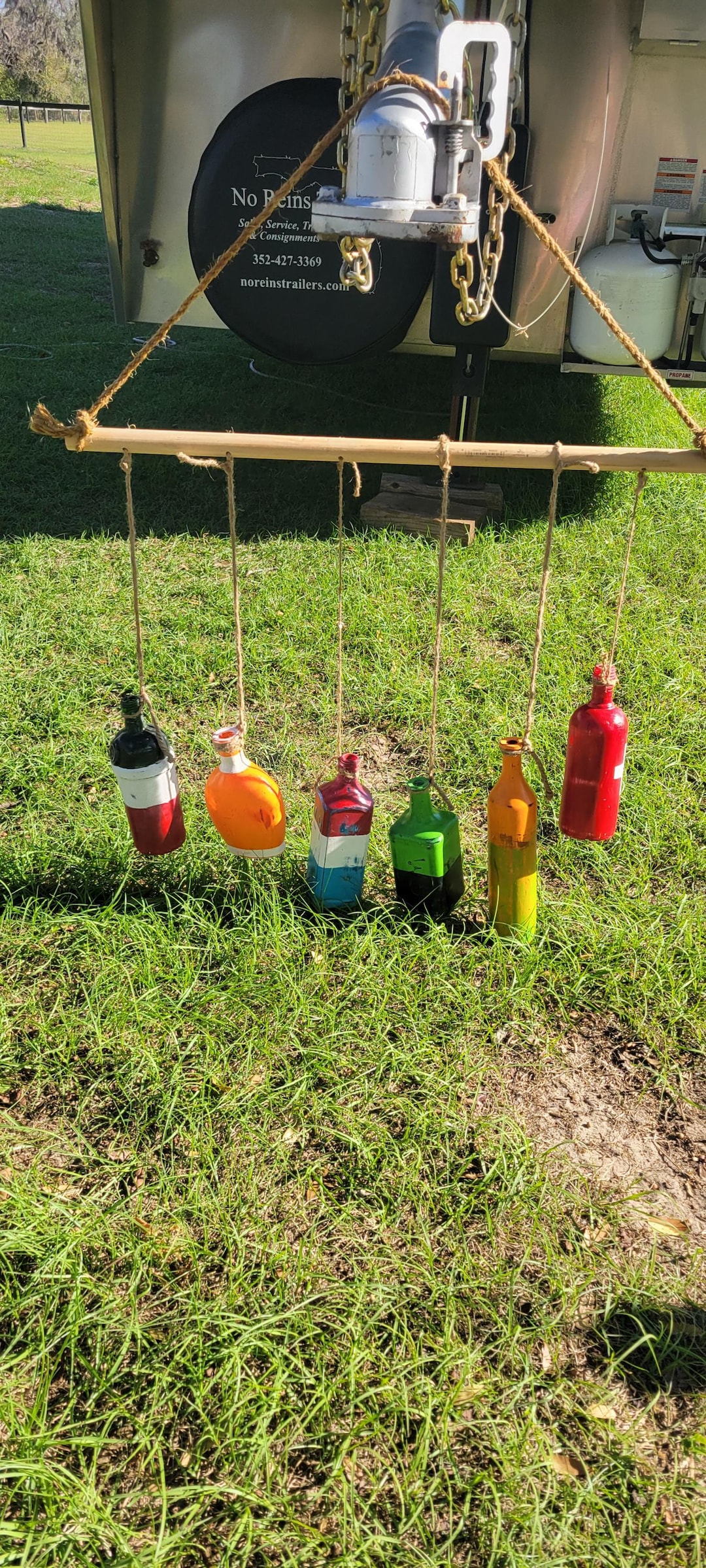 Liquor Bottle Boat Buoy Wall Decor and / or LG Wind Chime. - Etsy