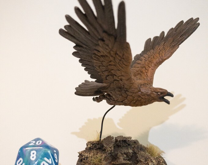 Giant Hawk Miniature - Hand Painted 28mm With Custom Base Perfect for ...