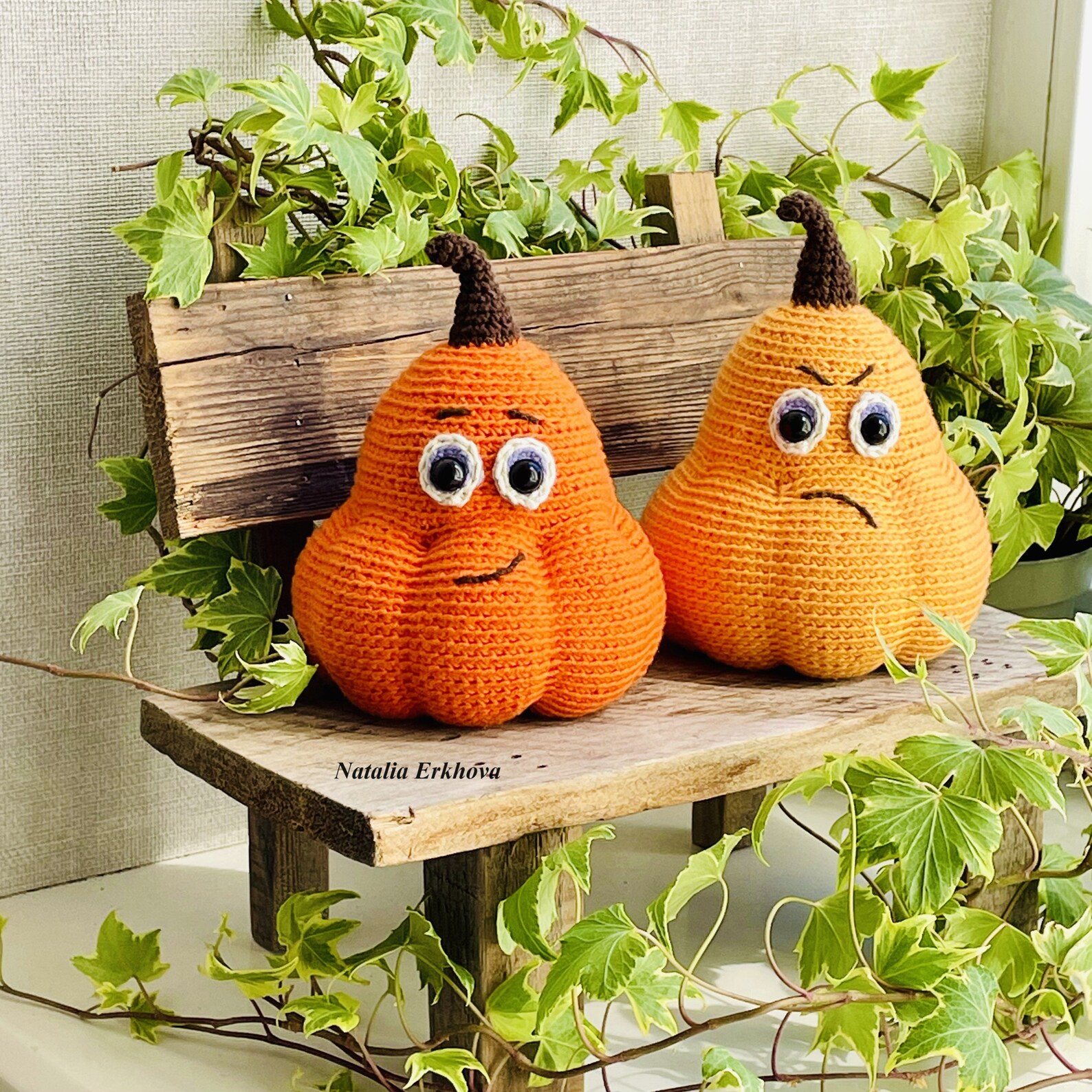 Digital Crochet Pattern "pumpkin With a Hat" (english Lanquage) - Etsy