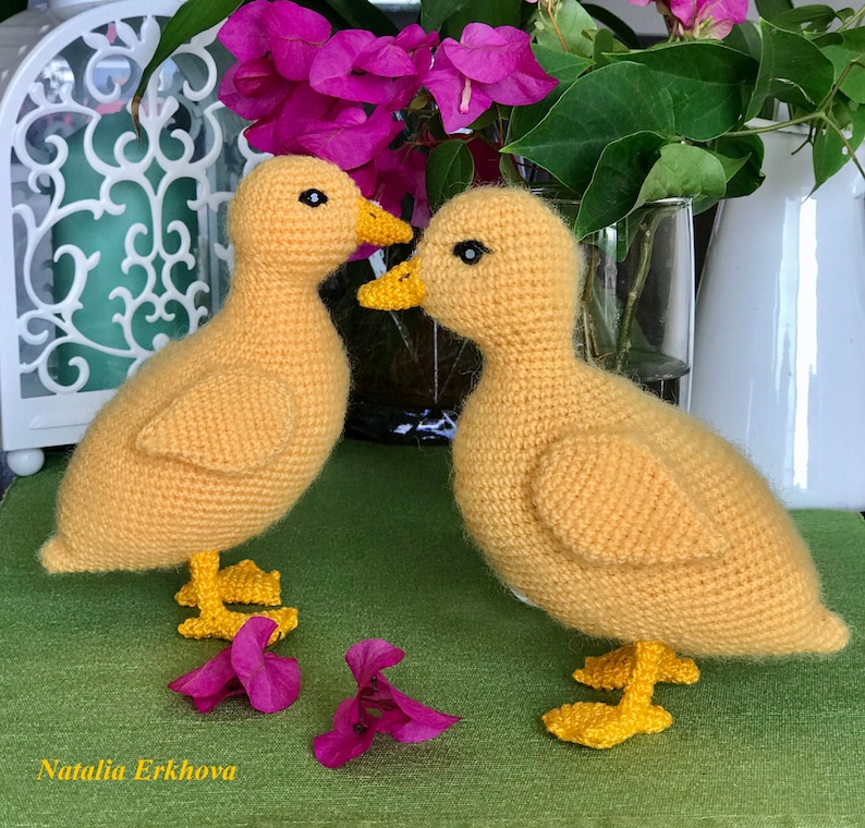 Digital Crochet Pattern Yellow Duckling Crochet Duck Crochet - Etsy
