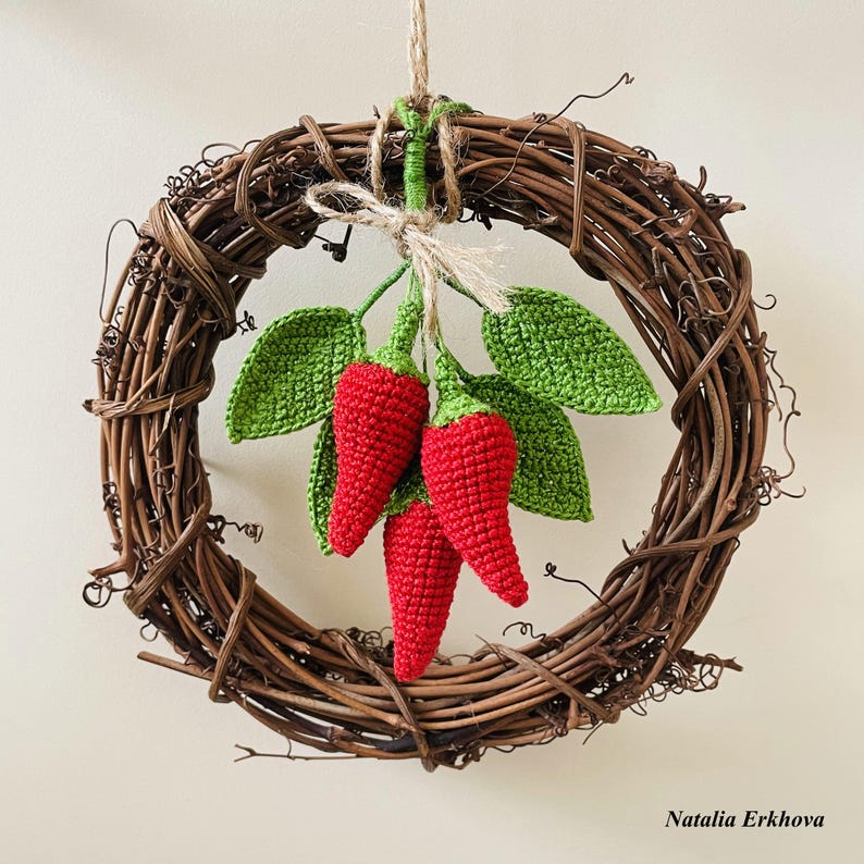 Digital Crochet Pattern Chili Pepper PDF (english Language Only) - Etsy