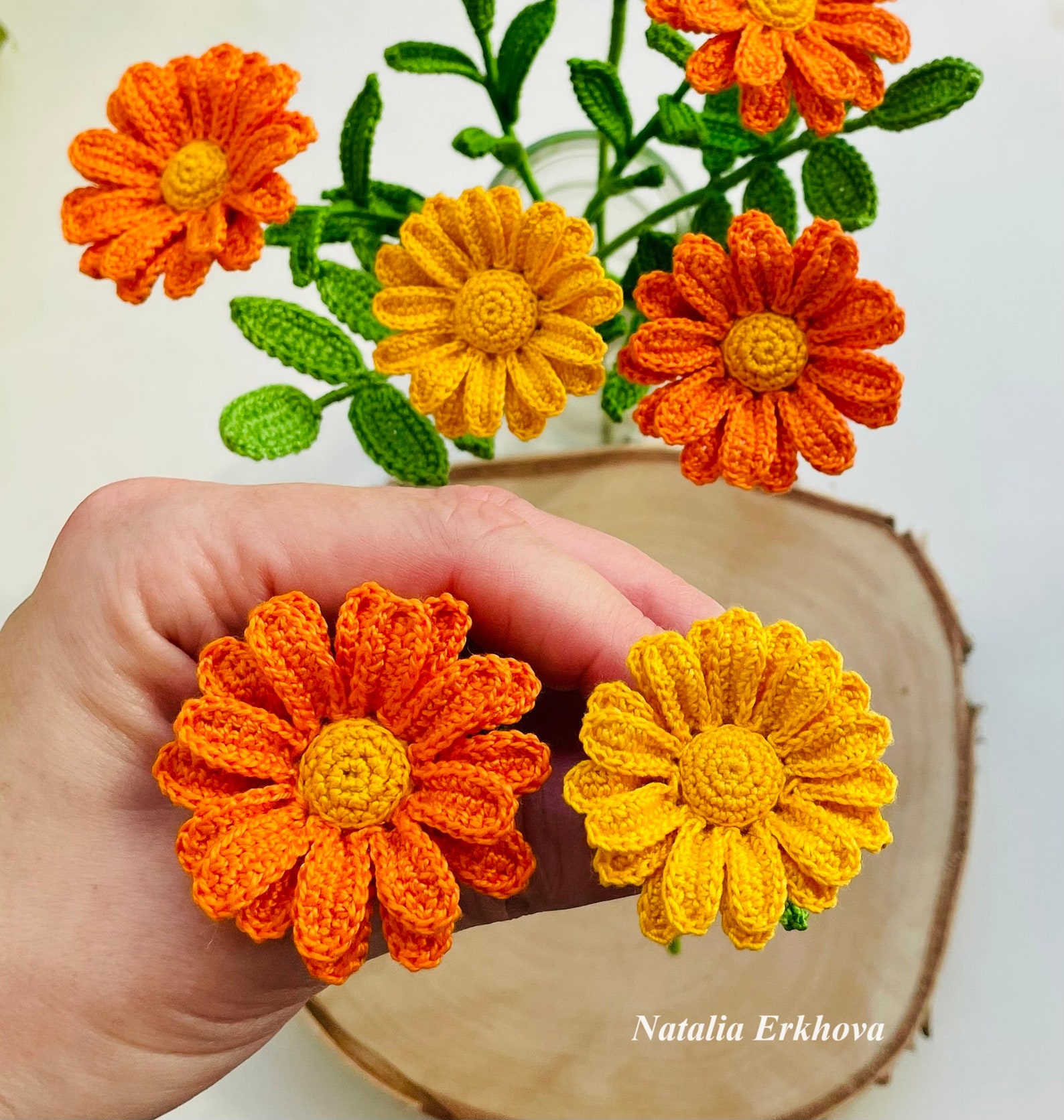 Digital Crochet Patern Calendula - Etsy