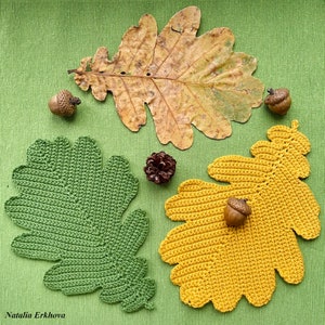 Crochet Pattern Oak Leaf - Etsy