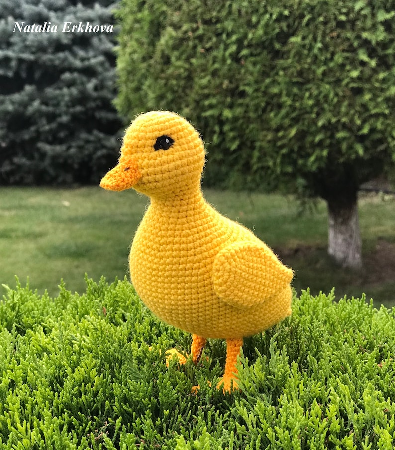 Digital Crochet Pattern Yellow Duckling Crochet Duck Crochet - Etsy