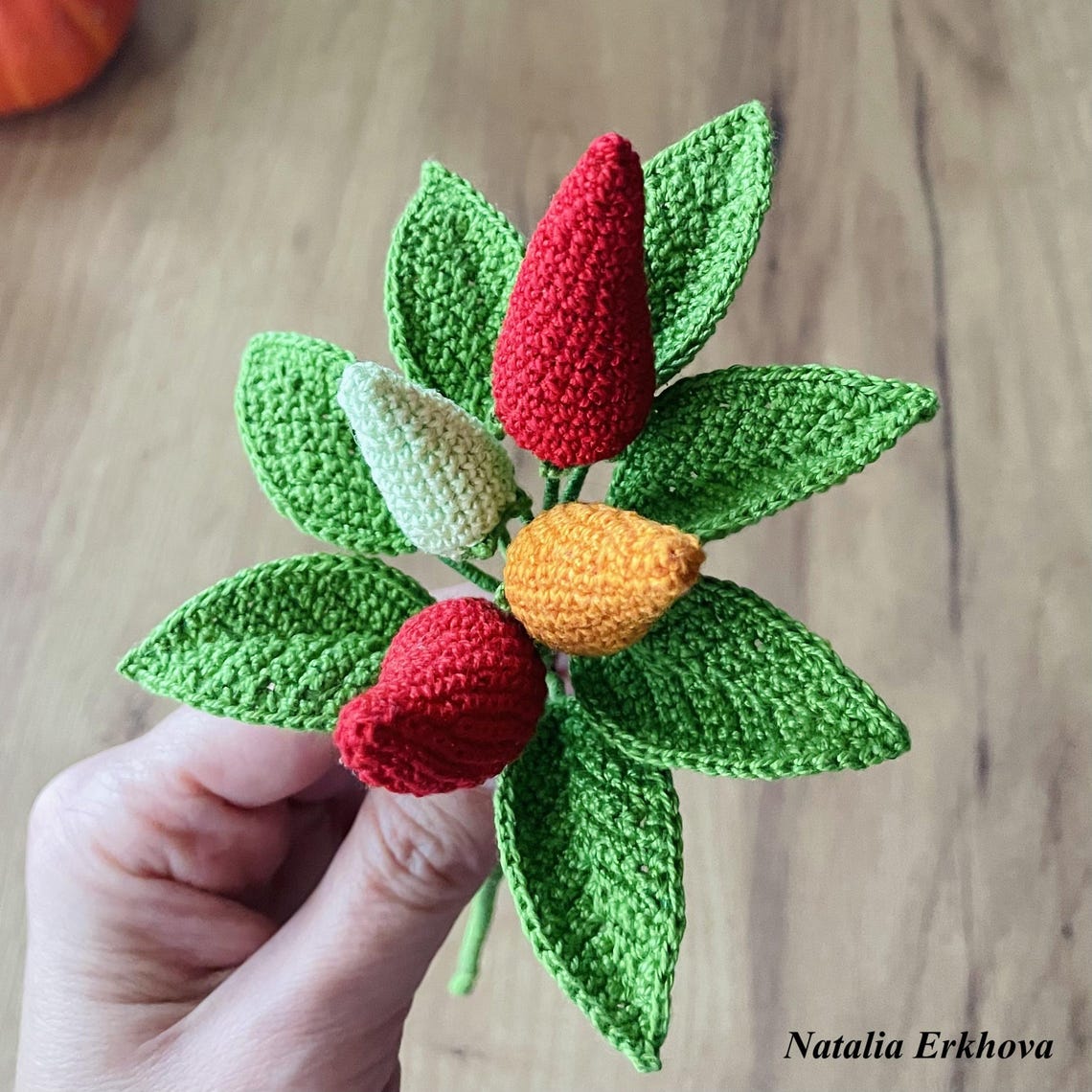 Digital Crochet Pattern Chili Pepper PDF (english Language Only) - Etsy