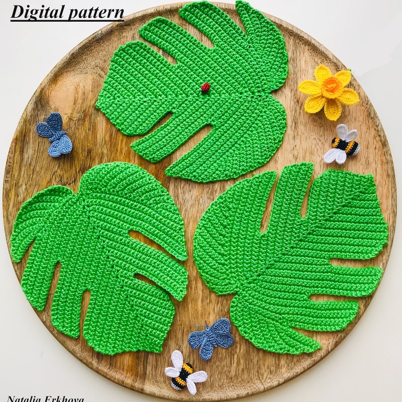 Crochet Monstera - Etsy