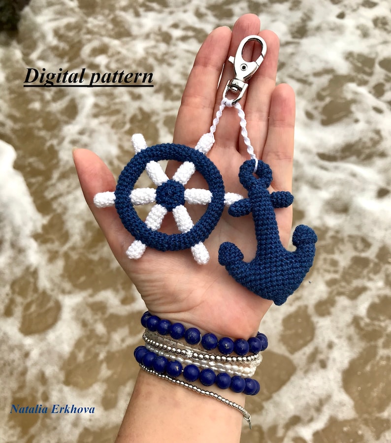 Digital Crochet Pattern Keychain - Etsy