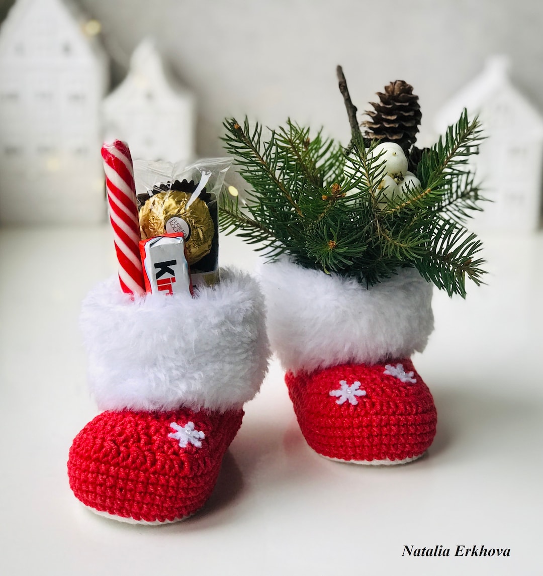 Digital Crochet Pattern Santa's Boots - Etsy