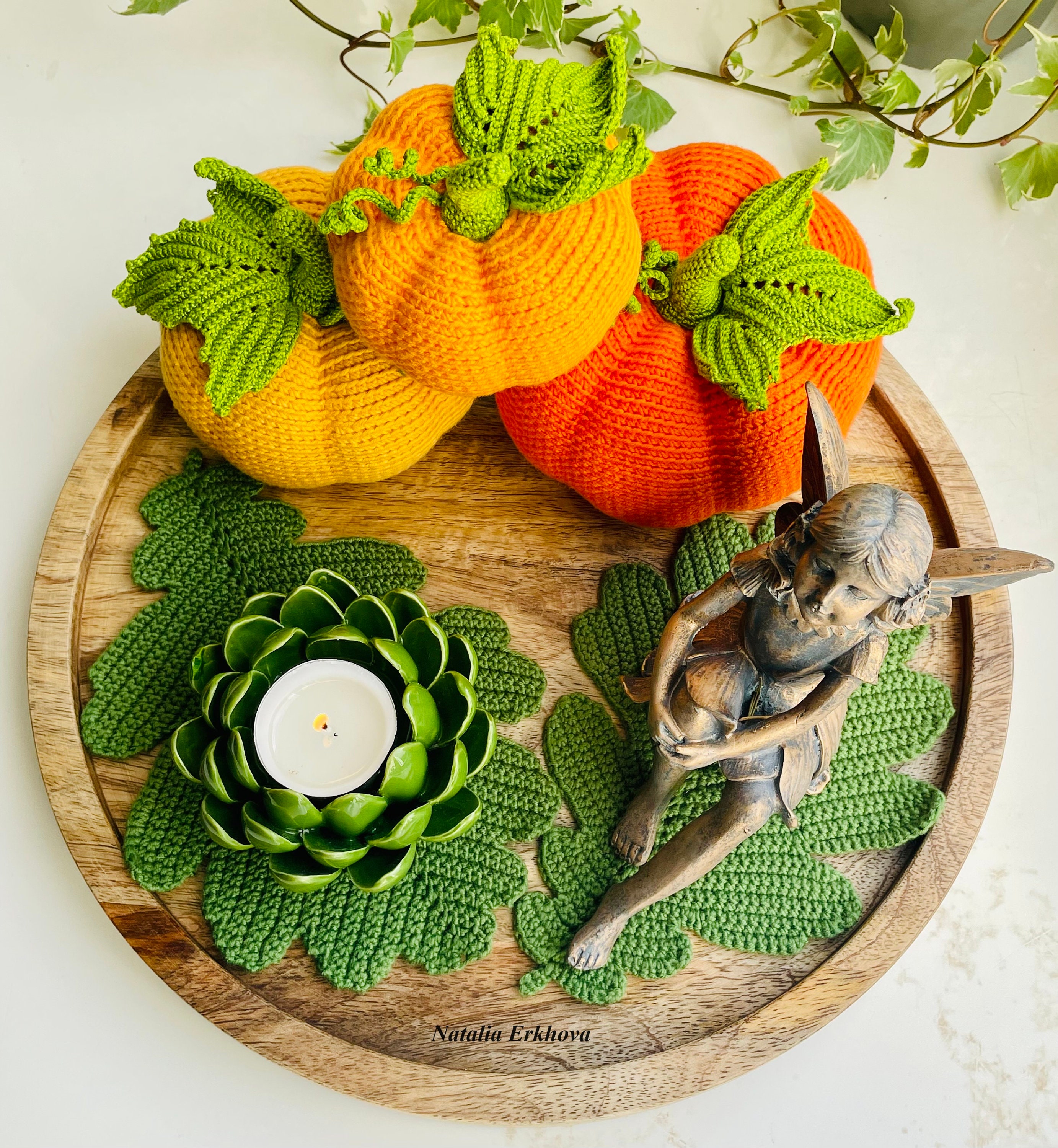 Crochet Pattern Oak Leaf - Etsy