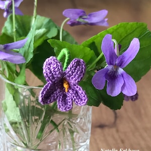 Digital Crochet Pattern Wild Violet - Etsy