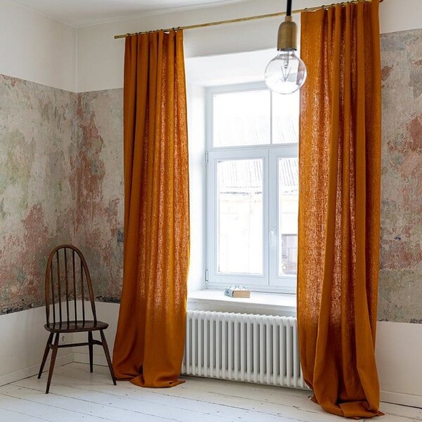 Amber Custom Curtain - Etsy