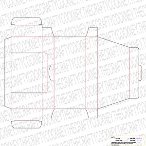 Box Template 9. SVG Digital Download File. Rectangular Carton/box ...
