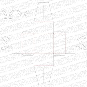 Bunny Box Template With Inlays. SVG Digital Download File. Box With ...