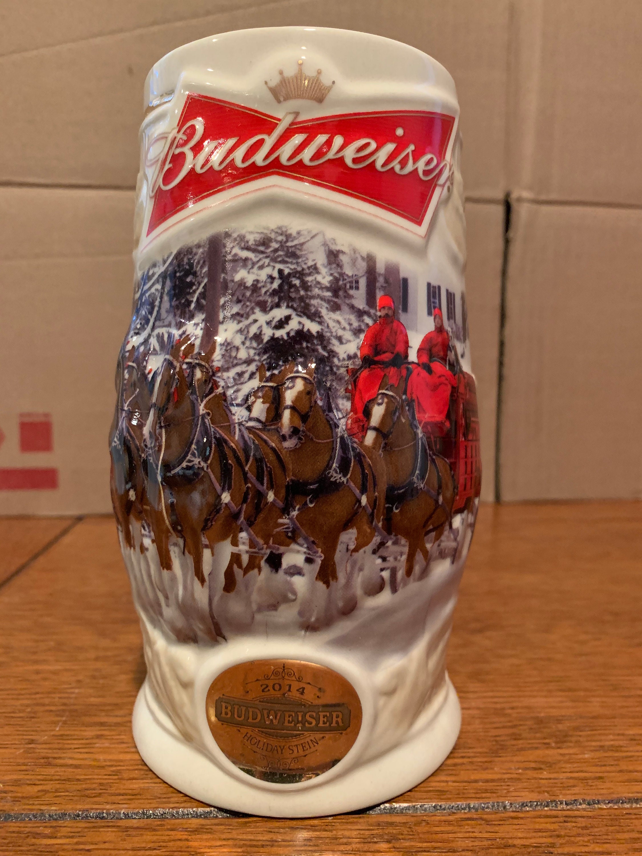 Vintage Budweiser Mugs Holiday Collection W/ Free Budweiser Extras! - Etsy