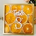 CUSTOM Hand Lettered Citrus Table Numbers Gold, Boho Wedding, Baby ...