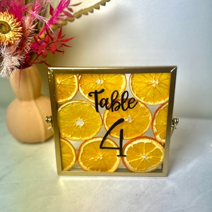 Personalized Citrus Cards & Gifts Sign – Hand Lettered Vinyl on Glass ...