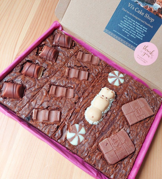 Kinder Chocolate Selection Letterbox Brownie Box - Etsy UK
