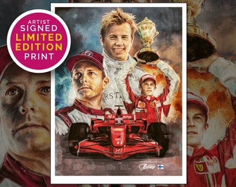 Ferrari F1 Art Print - Etsy