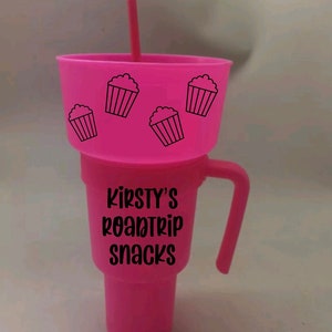 Personalised Stadium Tumbler Snack Cup / Snack Pot - Etsy