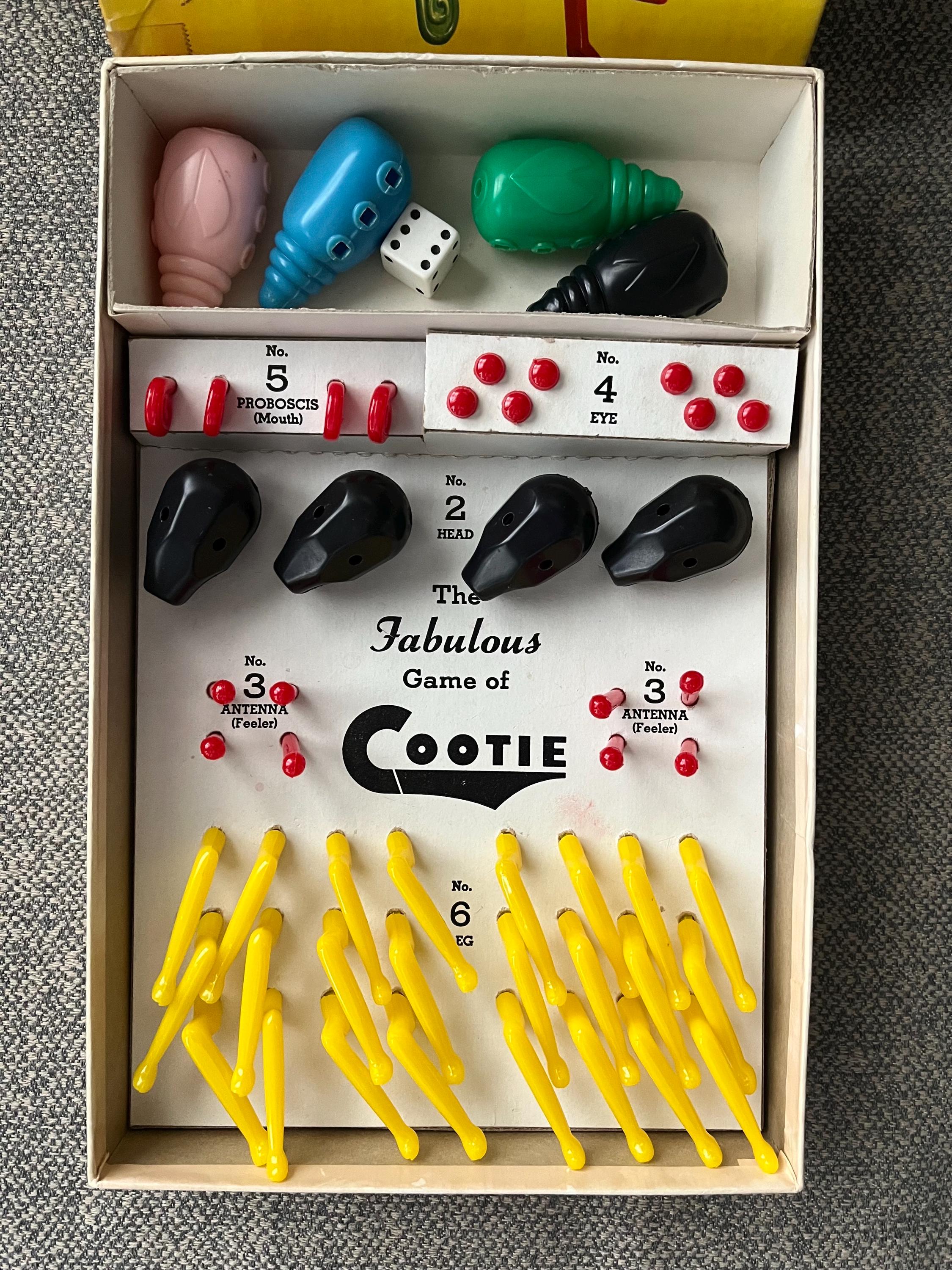 1966 Cootie Game - Etsy