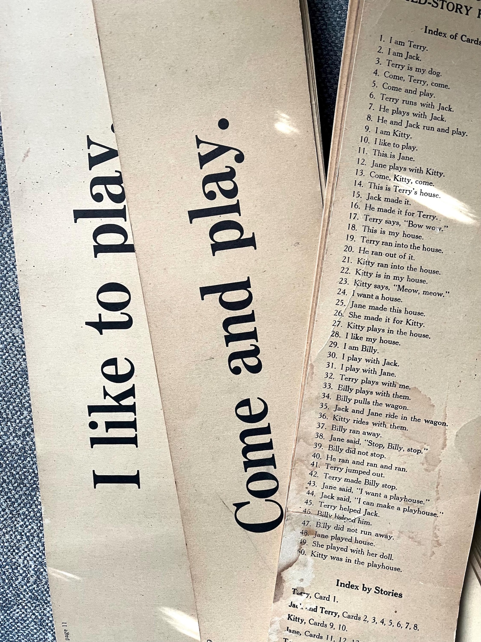 Teachers Guide for Sentence Cards RARE - Etsy