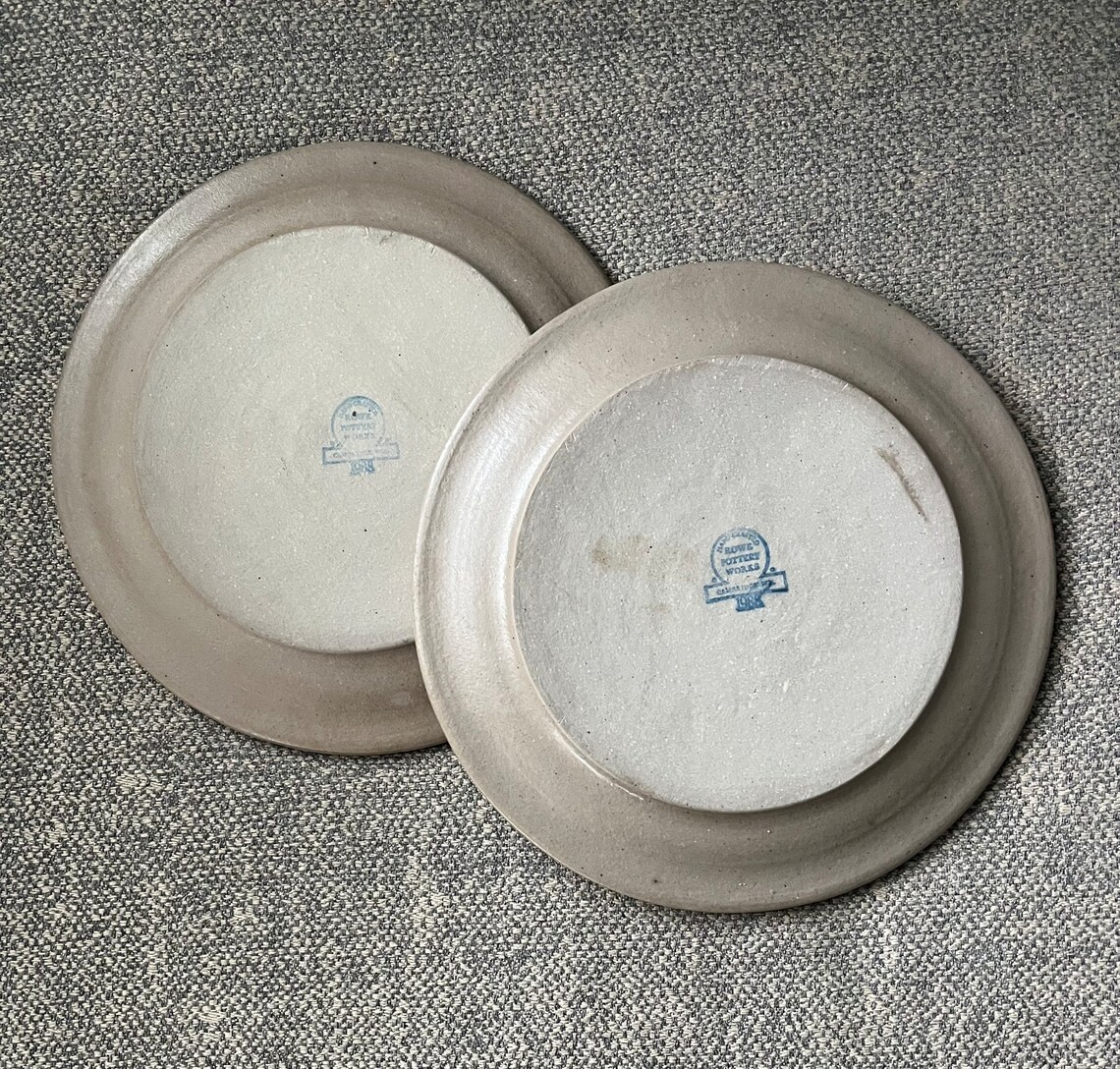 Rowe Pottery Stoneware Plates - Etsy