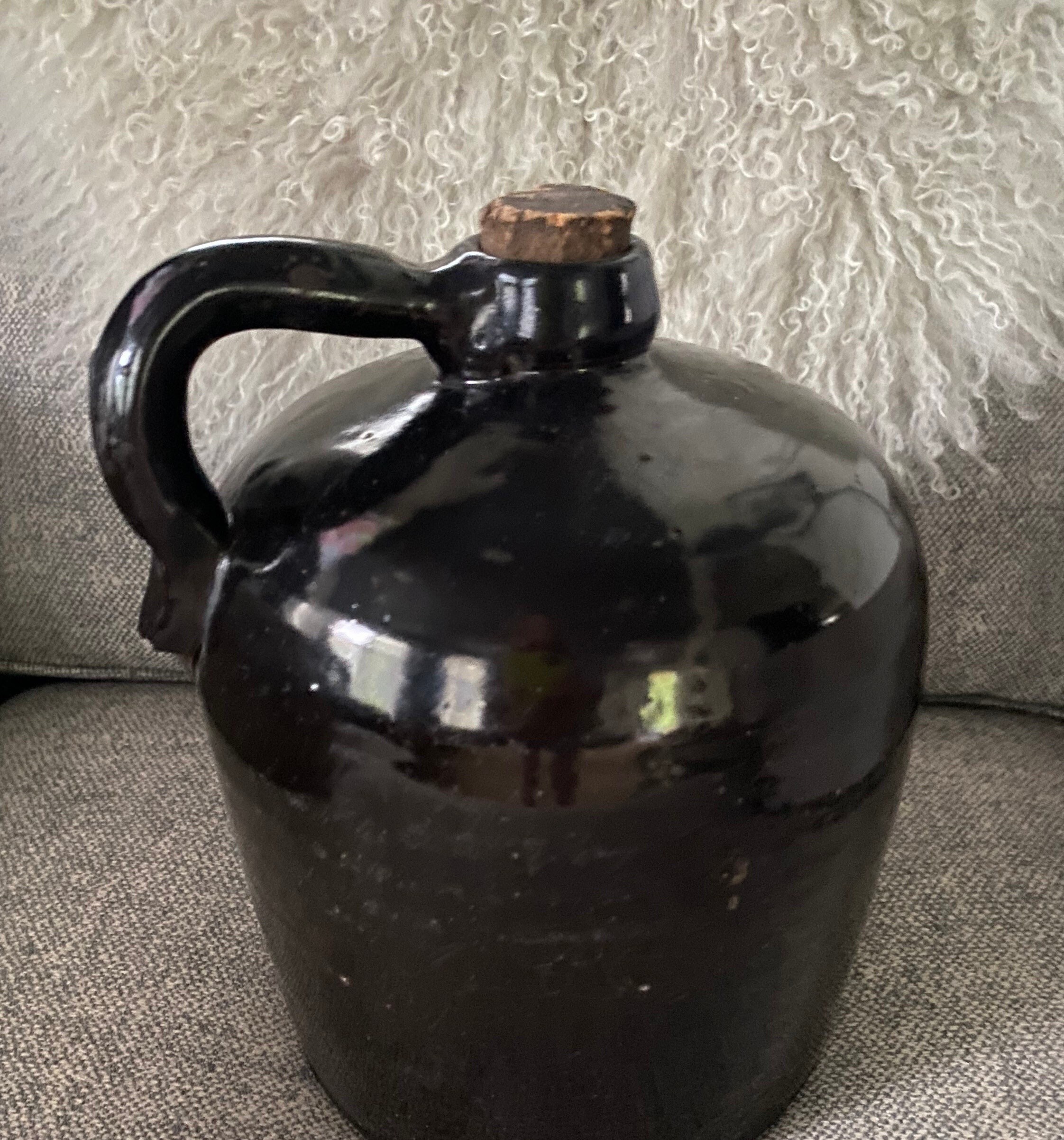 Home & Living Vintage whiskey crock jug with cork Vases etna.com.pe