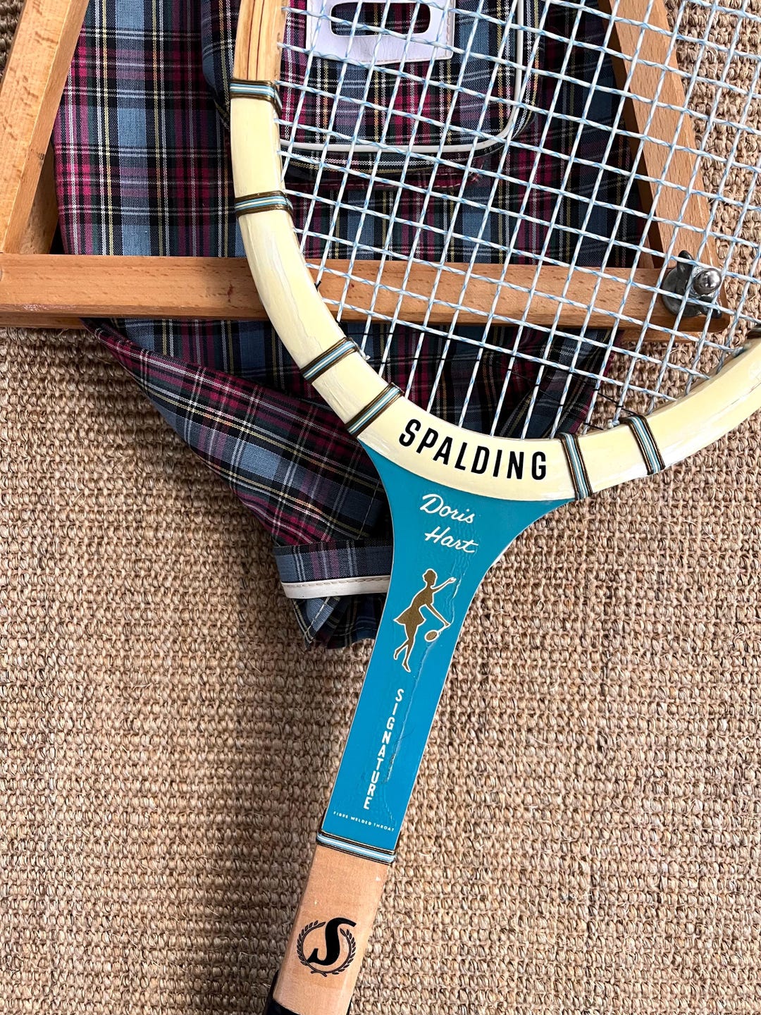 1950s Doris Hart Spalding Tennis Racket With Cover & Bracket - Etsy
