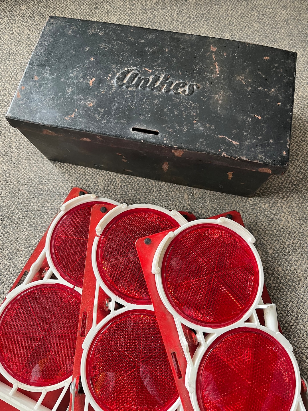 Vintage Boxed Anthes Road Reflectors - Etsy