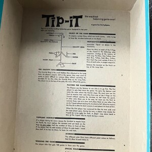 1965 Tip-it Game - Etsy