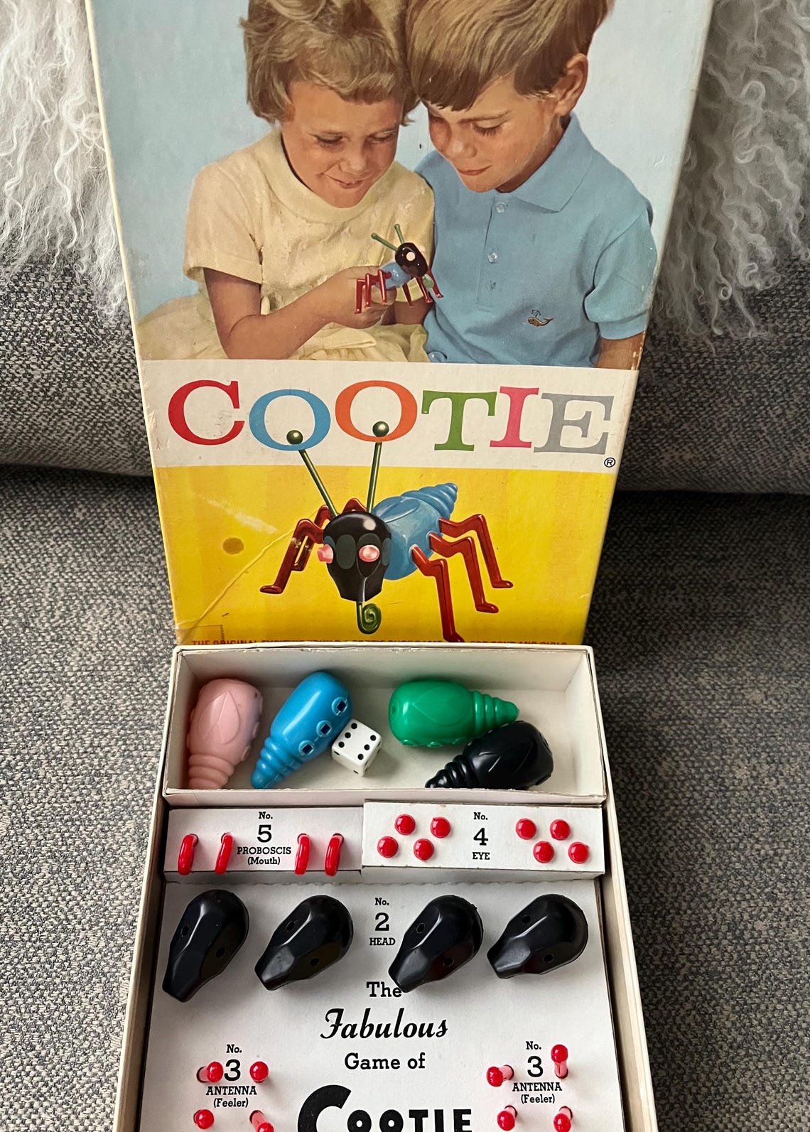 1966 Cootie Game - Etsy