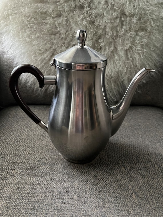 Stainless Japan Mid Mod Tea/coffee Pot - Etsy