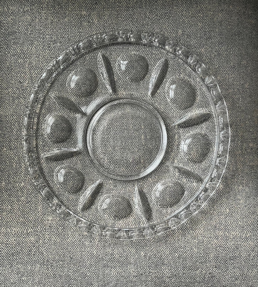 Classique Clear 1950’s Torte Plate by Colony Glass Company - Etsy