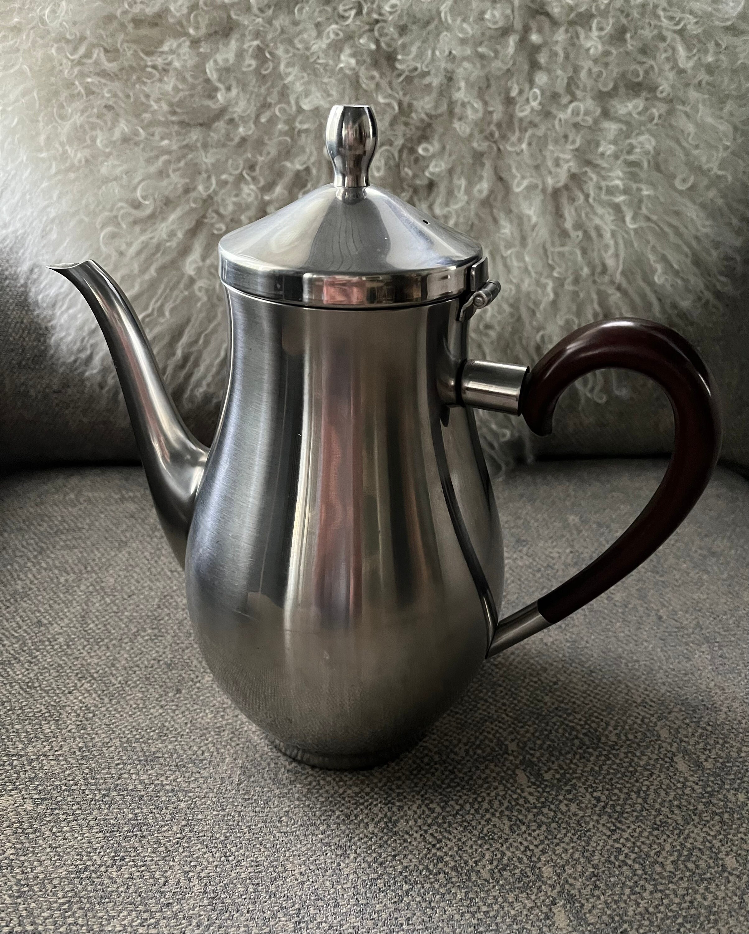 Stainless Japan Mid Mod Tea/coffee Pot - Etsy