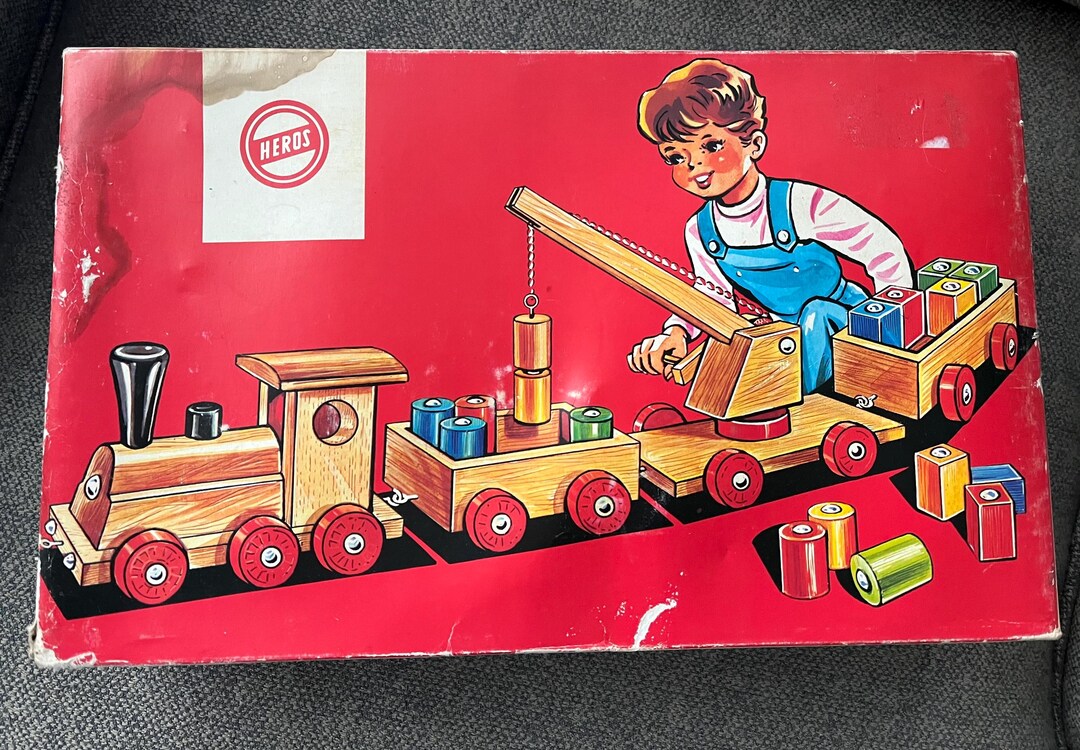Vintage German Heros Train Set - Etsy