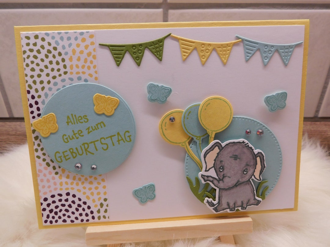 Double Sided Birthday Card - Etsy
