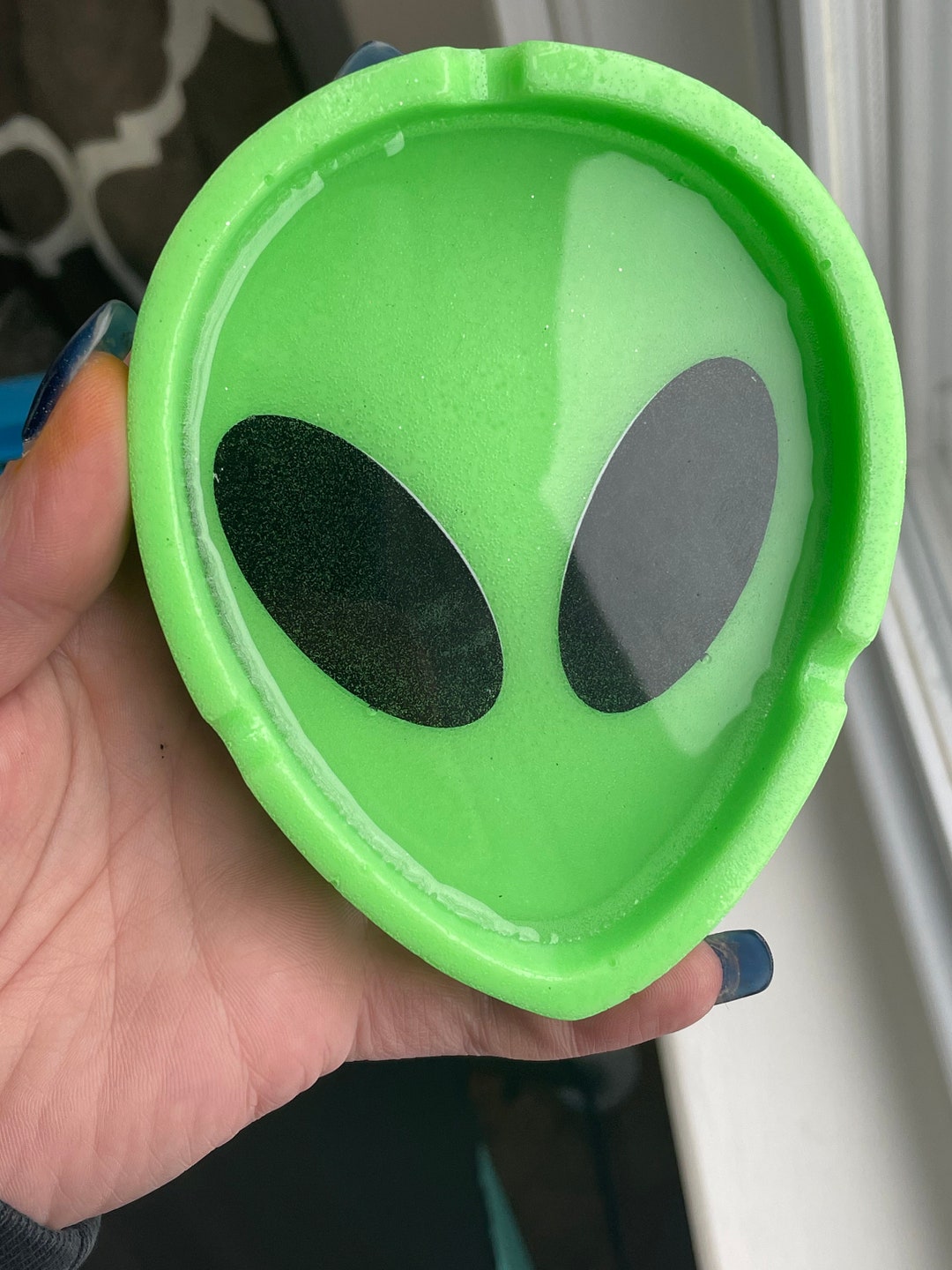 Glow in the Dark Alien Resin Tray/jewelry Catcher/coin Holder - Etsy