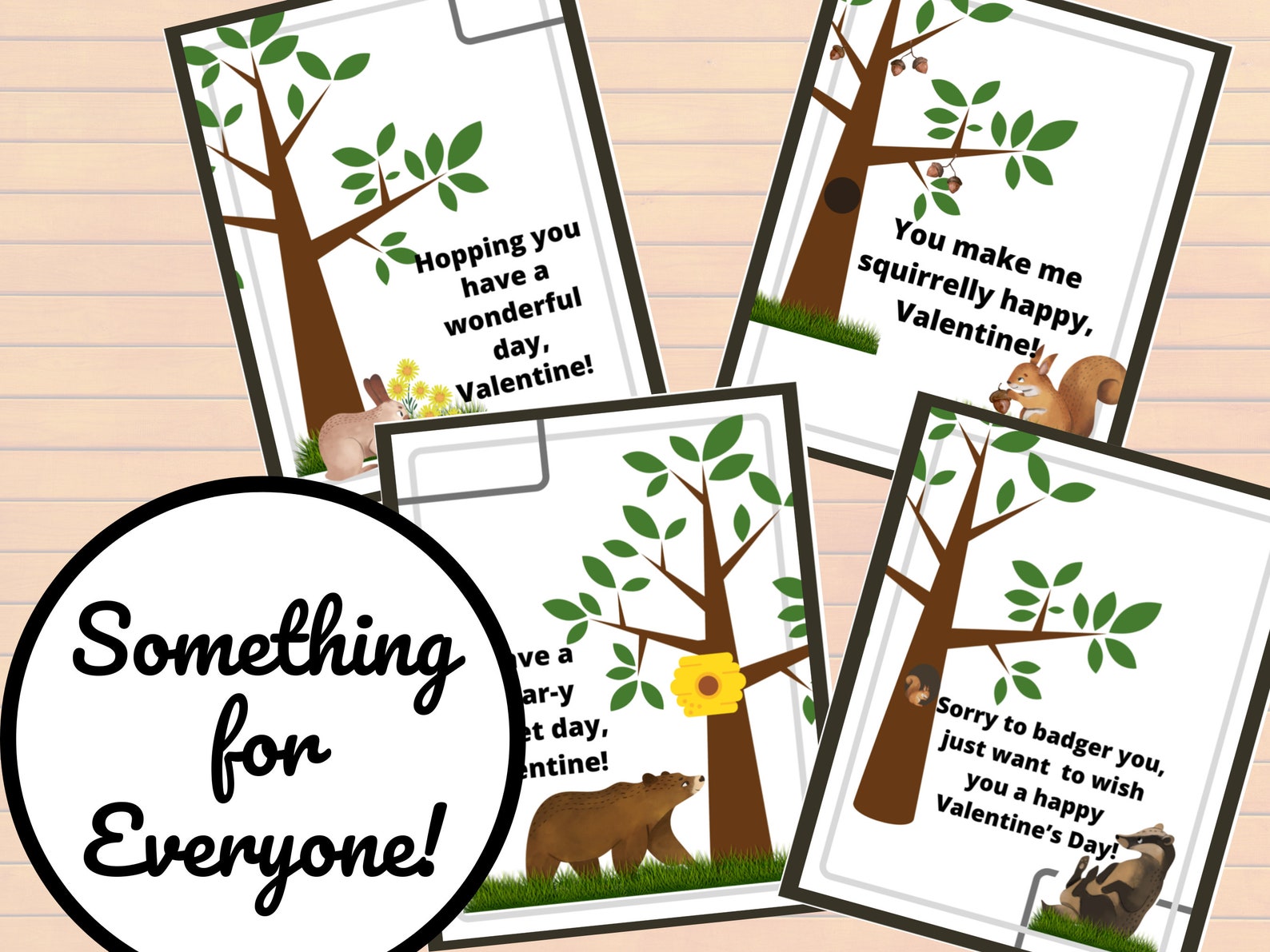 Forest Animal Valentines, Valentine's Day Cards, Valentines, Kids ...
