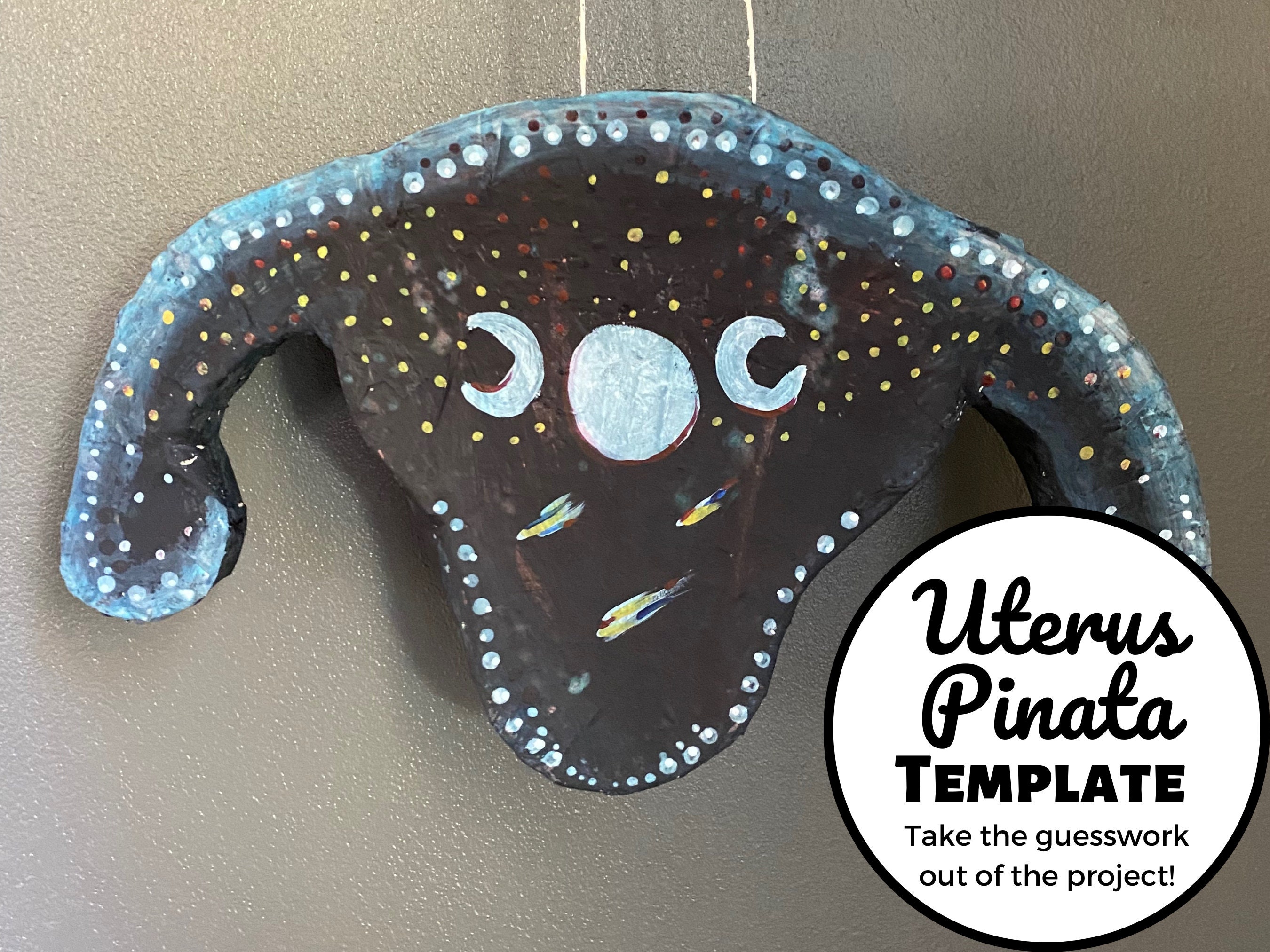 Uterus Pinata, Period Party Supplies, Period Party Games, How to Make a ...