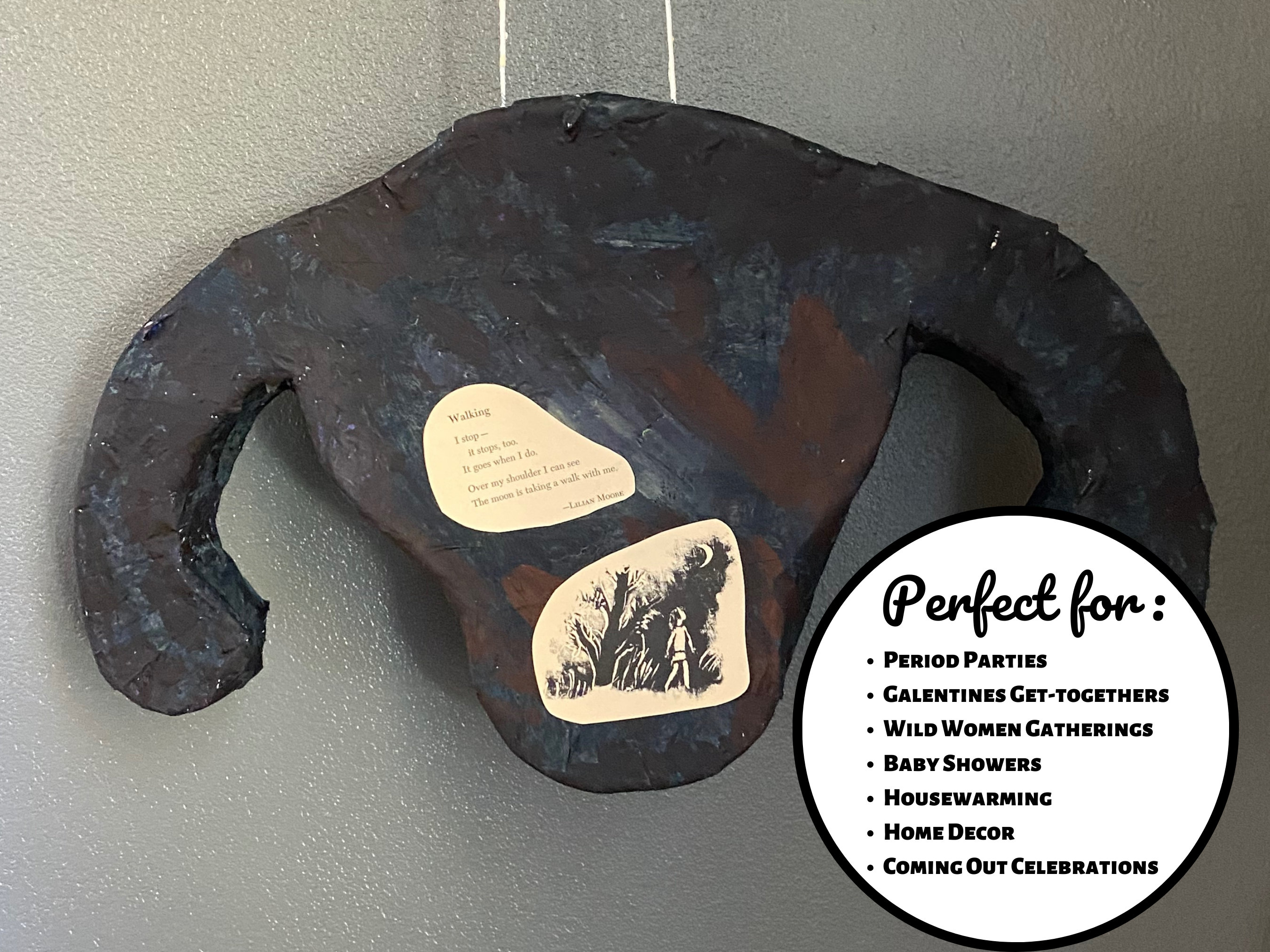 Uterus Pinata Period Party Supplies Period Party Games How - Etsy